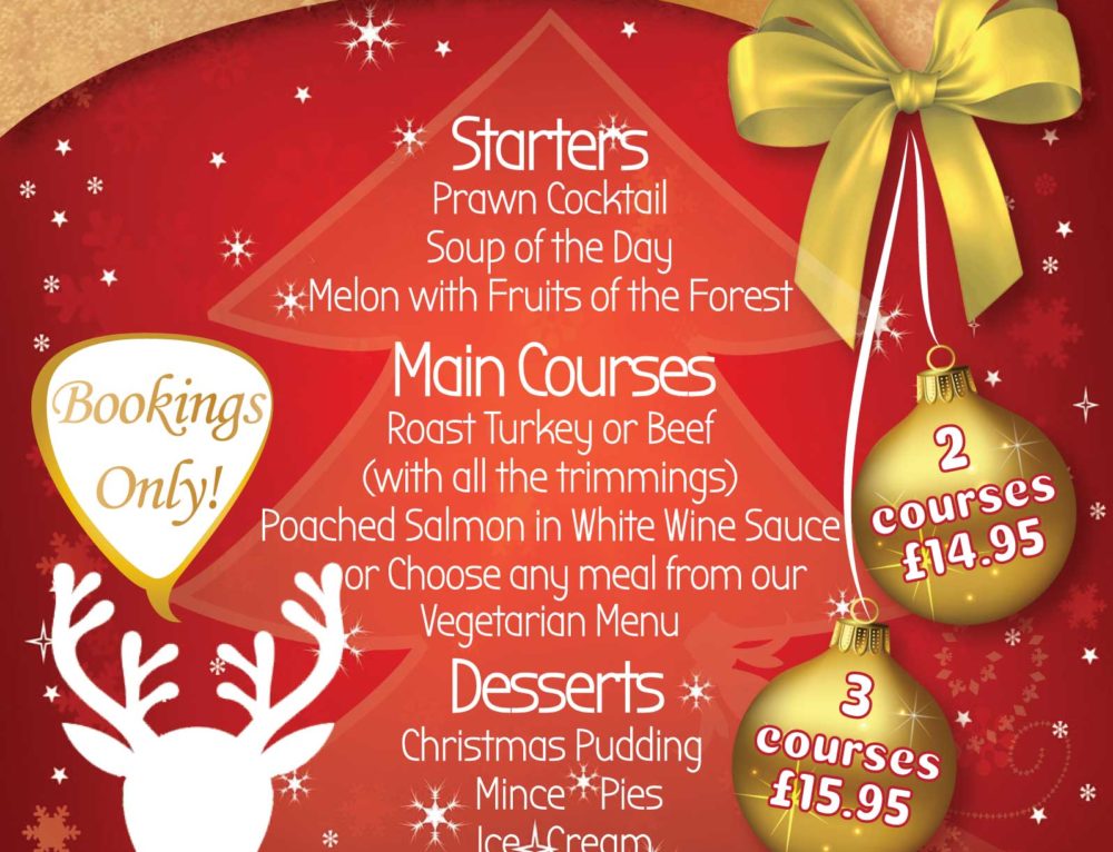 Boxing Day Menu - BOOK NOW! - New Masons Arms